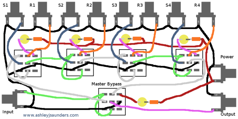 How To Build A True Bypass Loop Pedal * Ashley J. Saunders